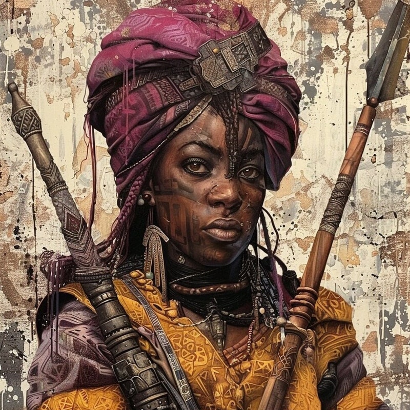 Black Queen Art - Etsy