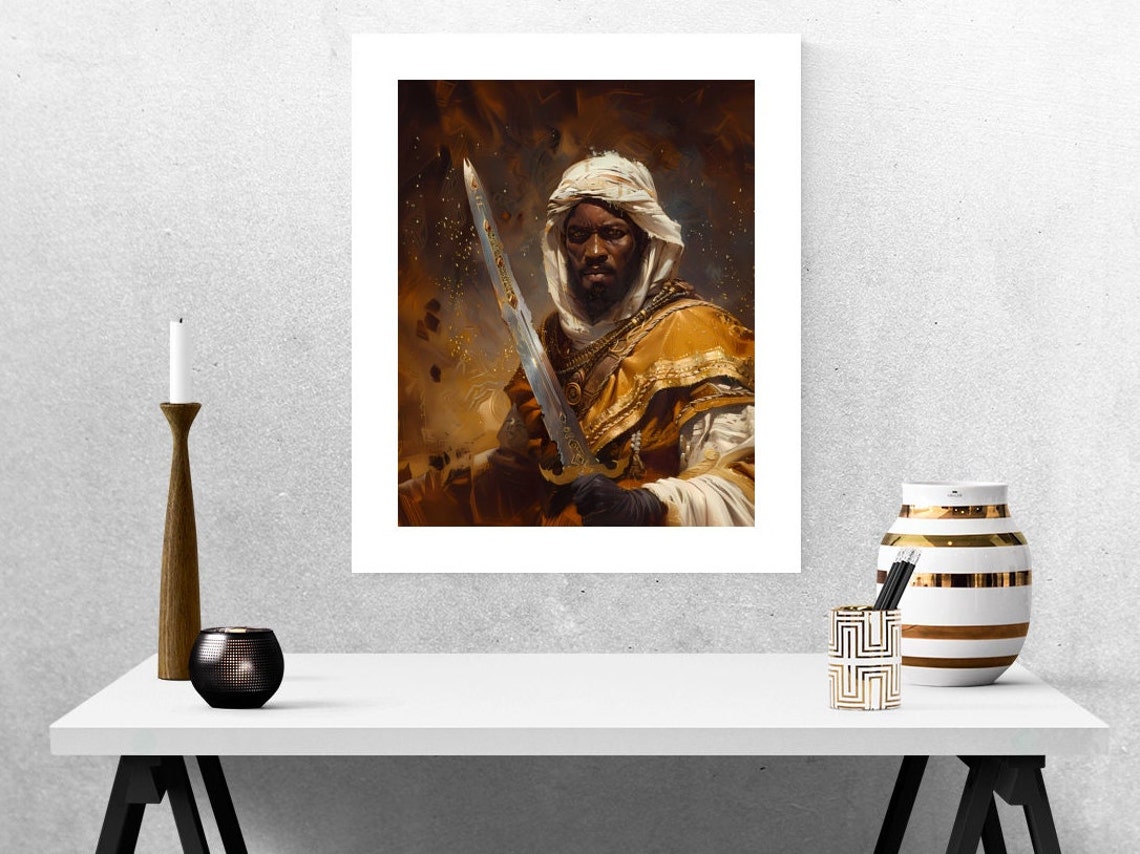 African Warrior King, Black Art, African American Art, Black History ...