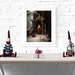 Ancient Santa Claus Christmas Art Print, Holiday Wall Decor, Vintage ...