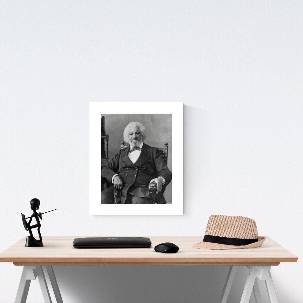 Frederick Douglass Fine Art Print With Mat, Black Civil Rights, African ...