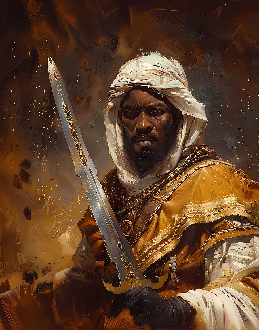African Warrior King, Black Art, African American Art, Black History ...
