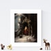 Ancient Santa Claus Christmas Art Print, Holiday Wall Decor, Vintage ...