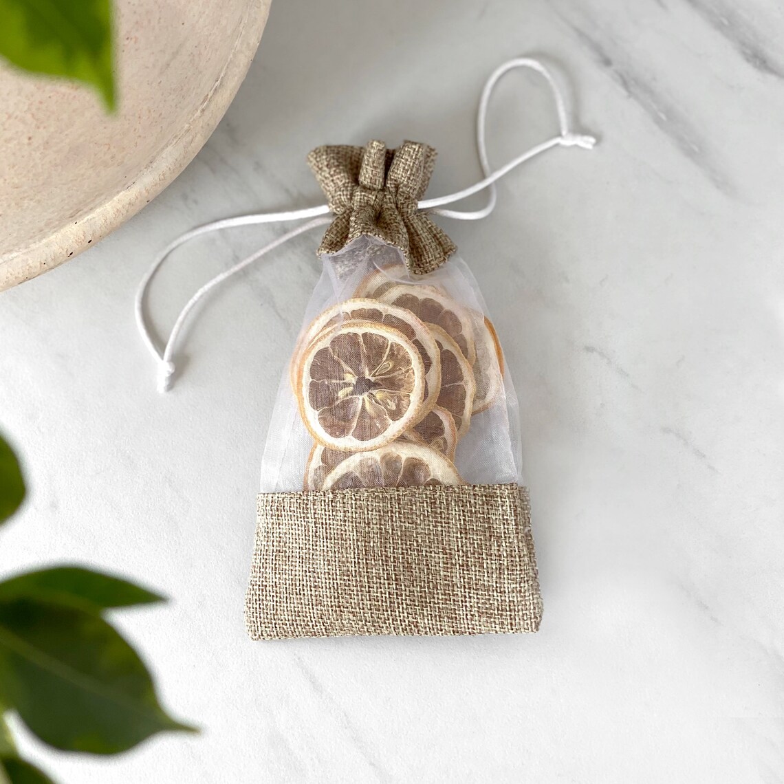 Natural Jute Gift Bags With Organza Bridal Showers, Wedding Gifts ...