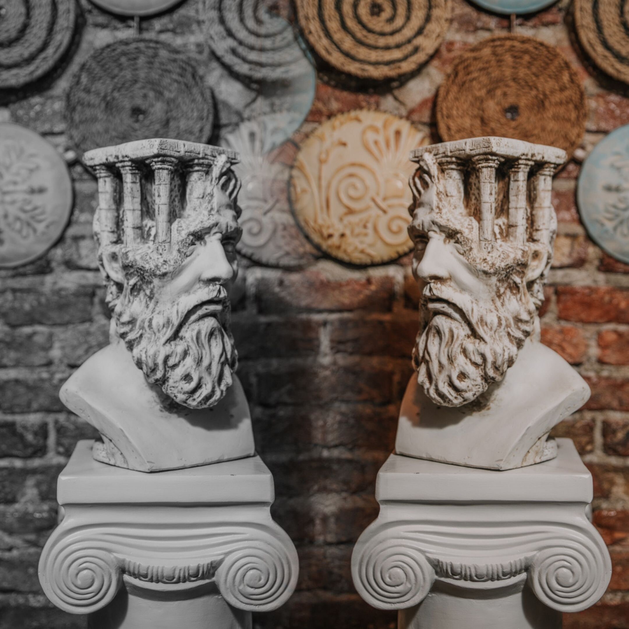 Large Ivory Greek God Zeus Statue Ancient Greece Large Zeus - Etsy ...