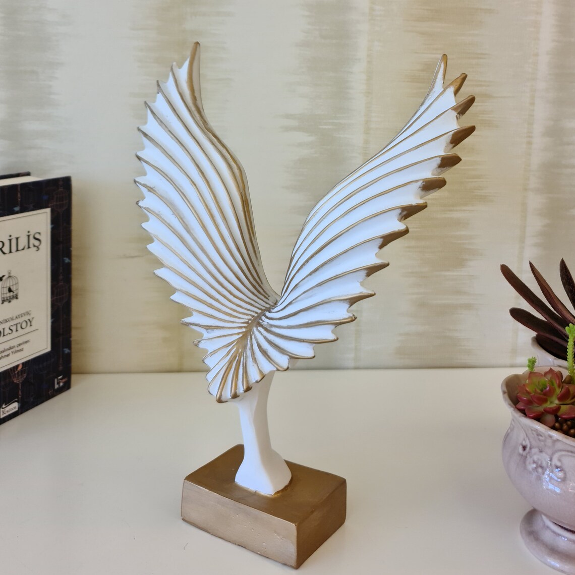 Abstract Bird Sculpture White Bird Modern Art Sculpture The | Etsy