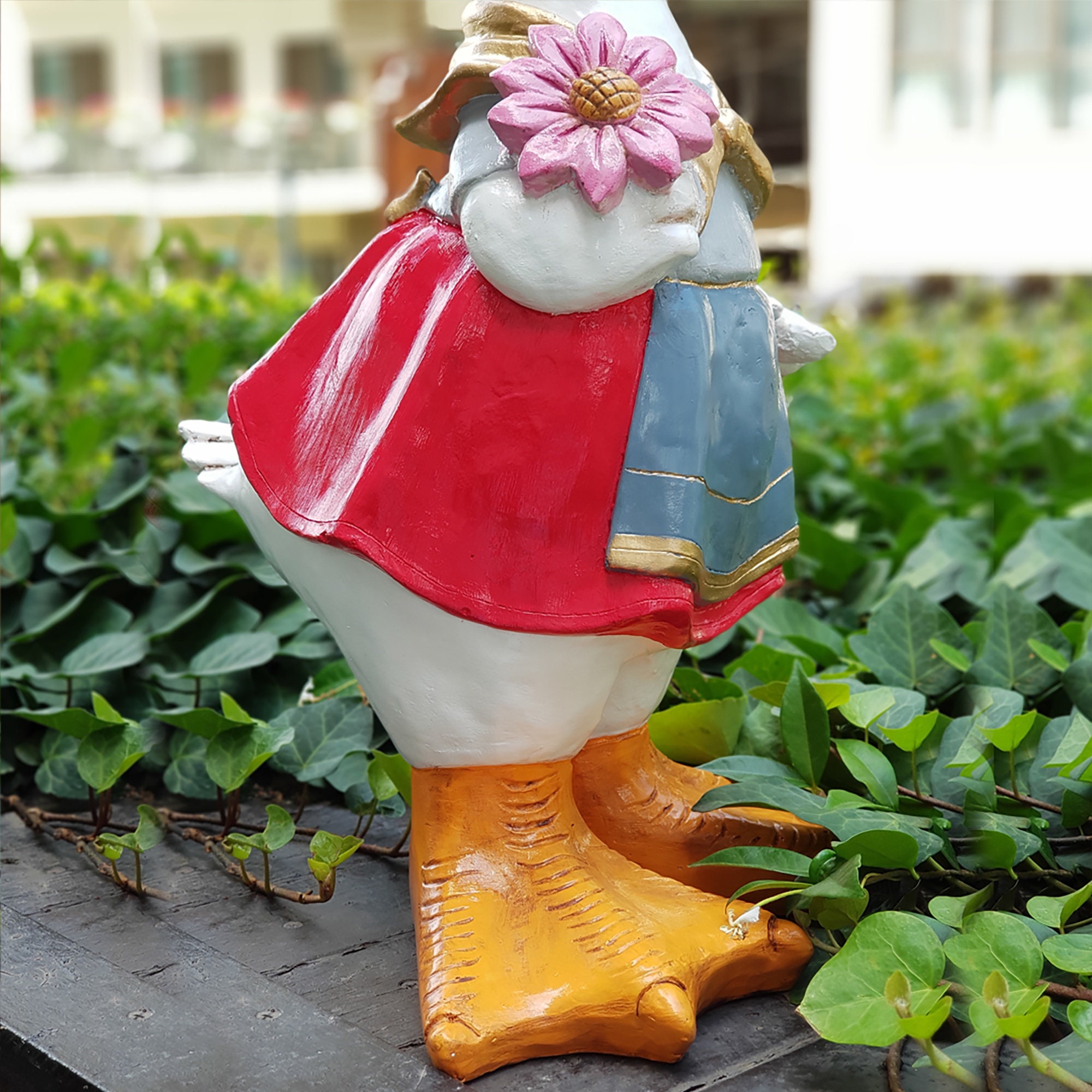 Lady Duck Outdoor Statue Duck Sculpture as Garden Ornament - Etsy