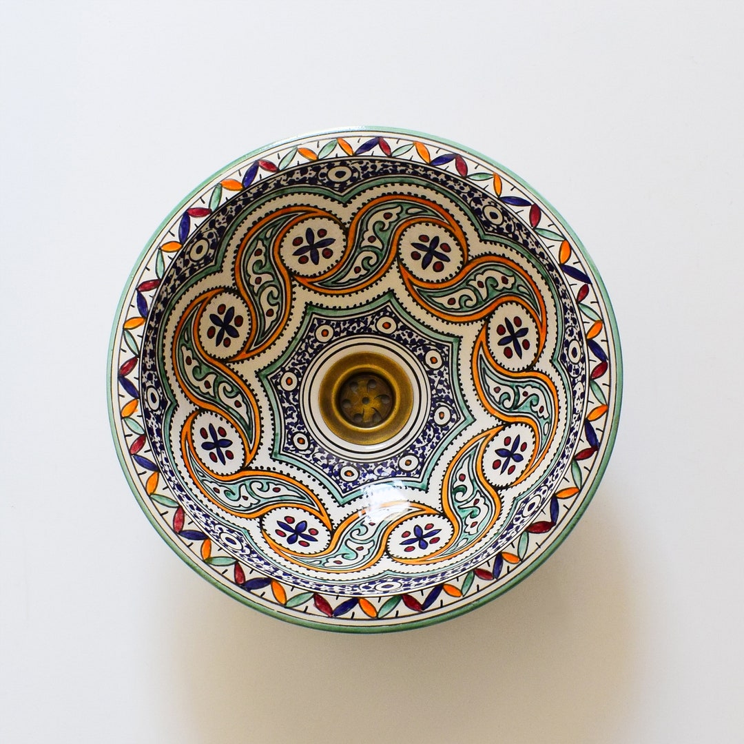 Ceramic Sink for Bathroom 100% Handmade, Best Deals Etsy, Vessel Sink ...
