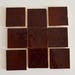 Deep Brown 10x10cm Moroccan Authentic Zellige Tile, Handmade Ceramic ...