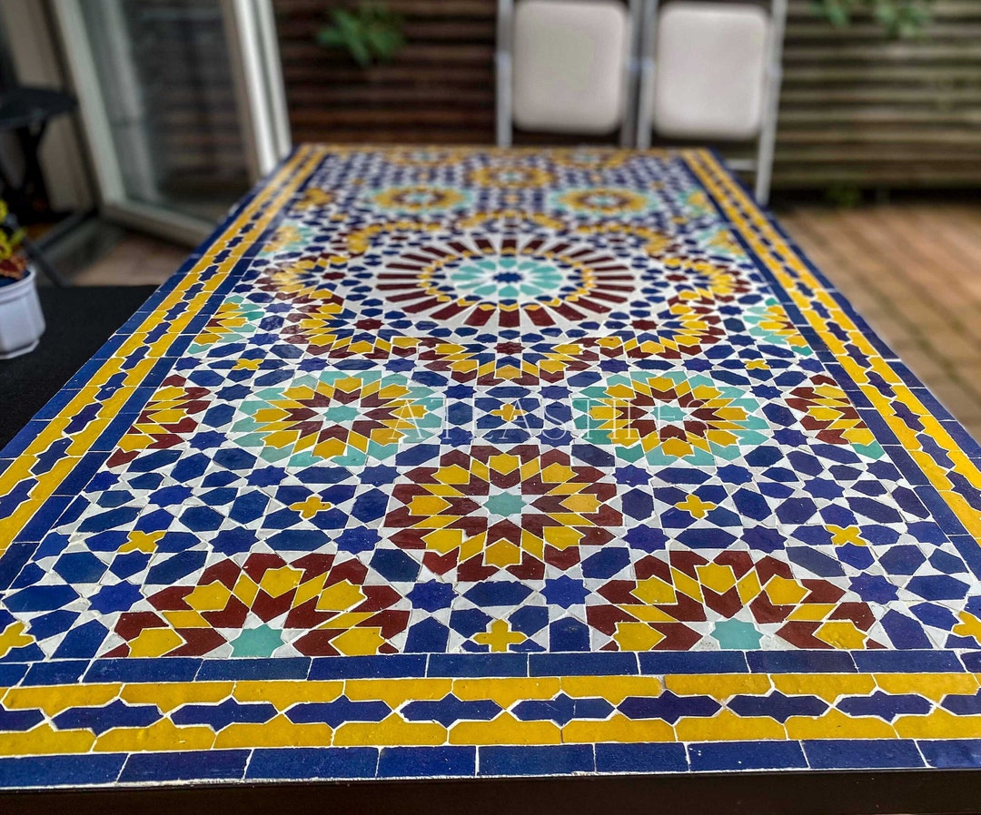 Table Handmade for Outdoor Patio,bright Color,special Offer ...