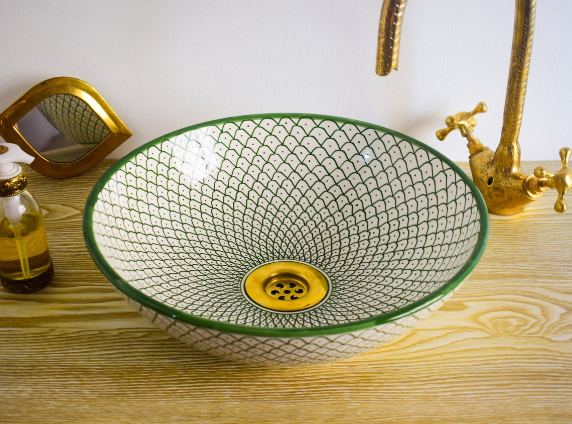 Ceramic Sink for Bathroom 100% Handmade,best Deals Etsy,vessel Sink ...