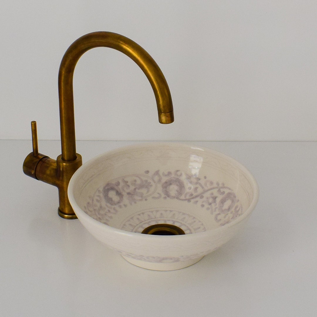 Ceramic Sink for Bathroom 100% Handmade,best Deals Etsy,vessel Sink ...
