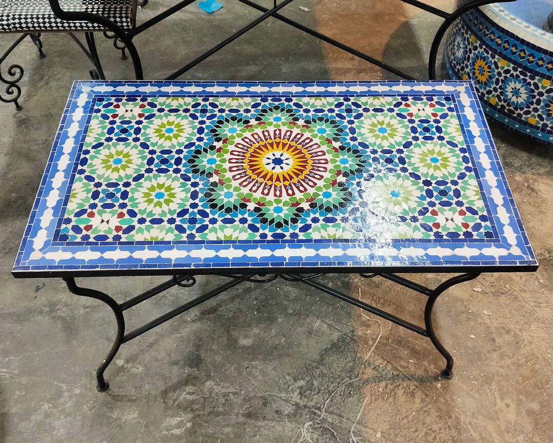 Handmade Table for Outdoor Patio,bright Color,special Offer ...