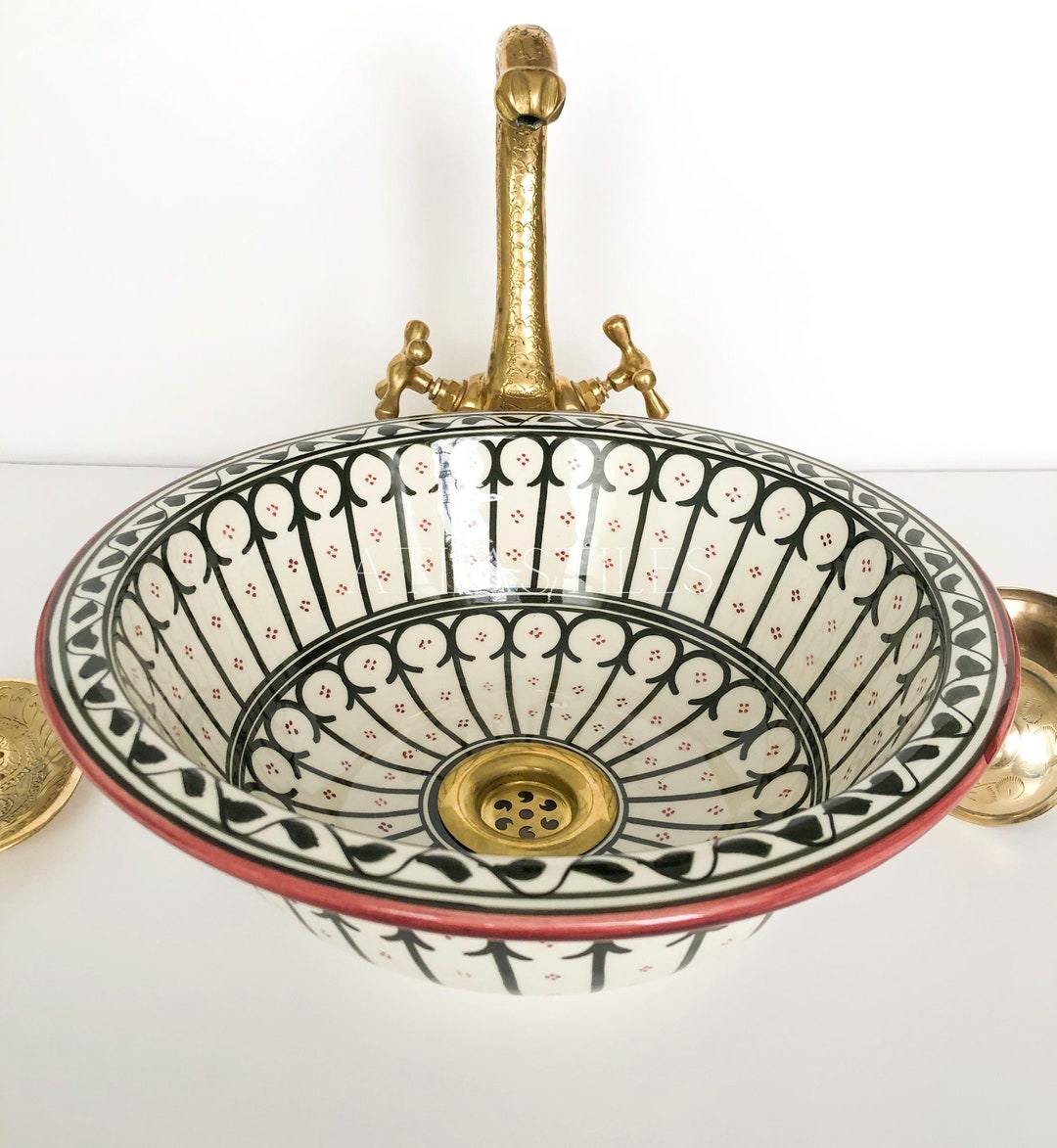 Ceramic Sink for Bathroom 100% Handmade,best Deals Etsy,vessel Sink ...