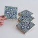 10x10cm Ceramic Tile, Moroccan Ceramic Tiles, Handpainted Piece of ...