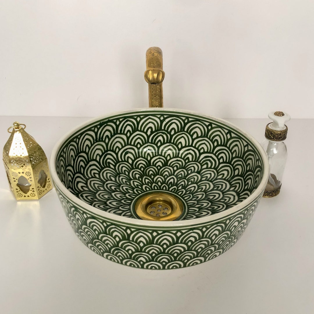 Ceramic Sink for Bathroom 100% Handmade,best Deals Etsy,vessel Sink ...