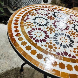 Moroccan Tile Table,free Shipping,ceramic Table, Amazing Indoor ...