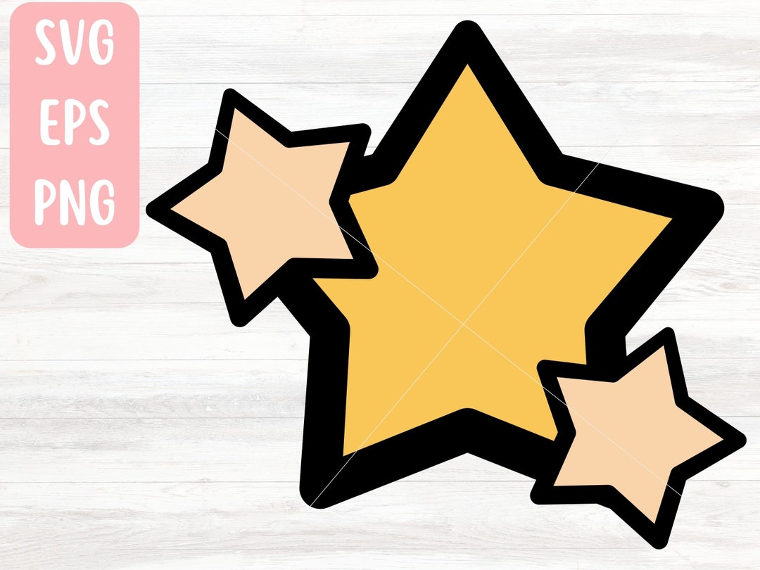 Layered Stars SVG File for Cricut Star Cluster SVG Digital - Etsy Canada