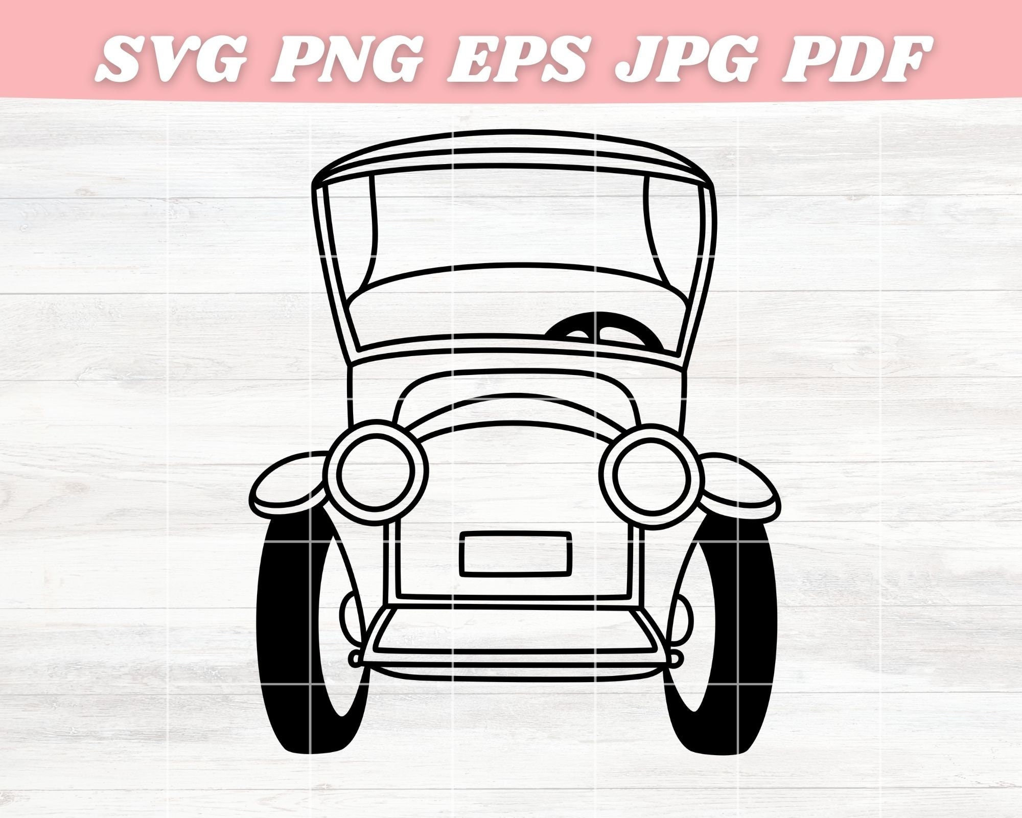 Antique Car SVG Cut File for Cricut Classic Car SVG Old Car - Etsy Canada