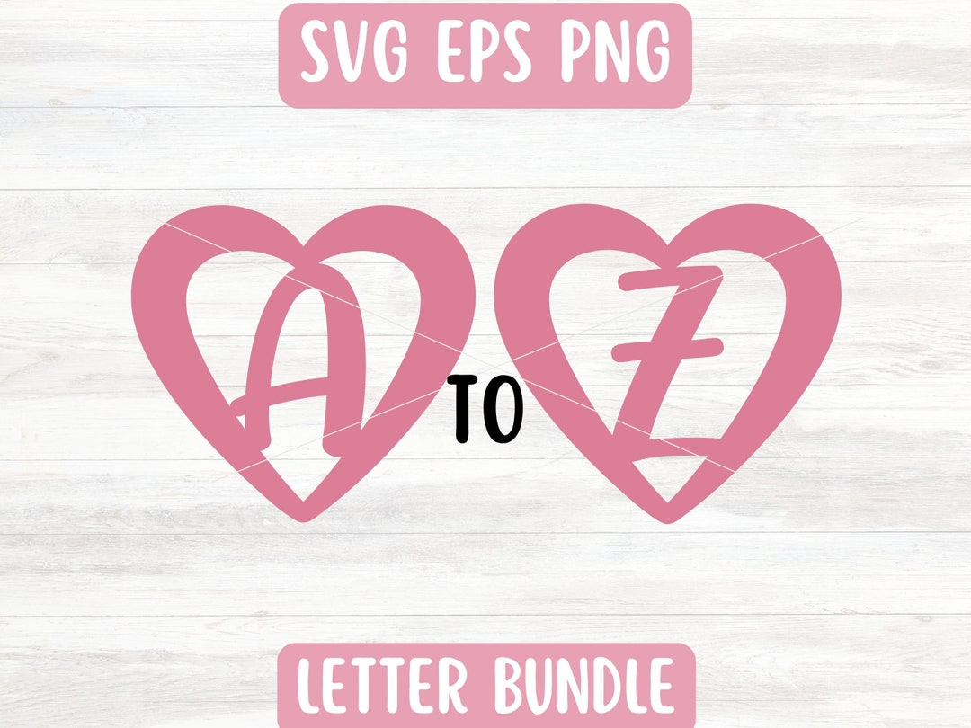 Letter Monogram SVG Files for Cricut, Alphabet SVG File Download ...