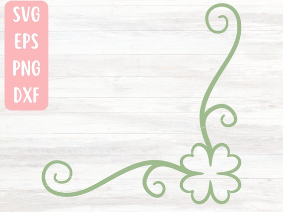 Shamrock Corner Border