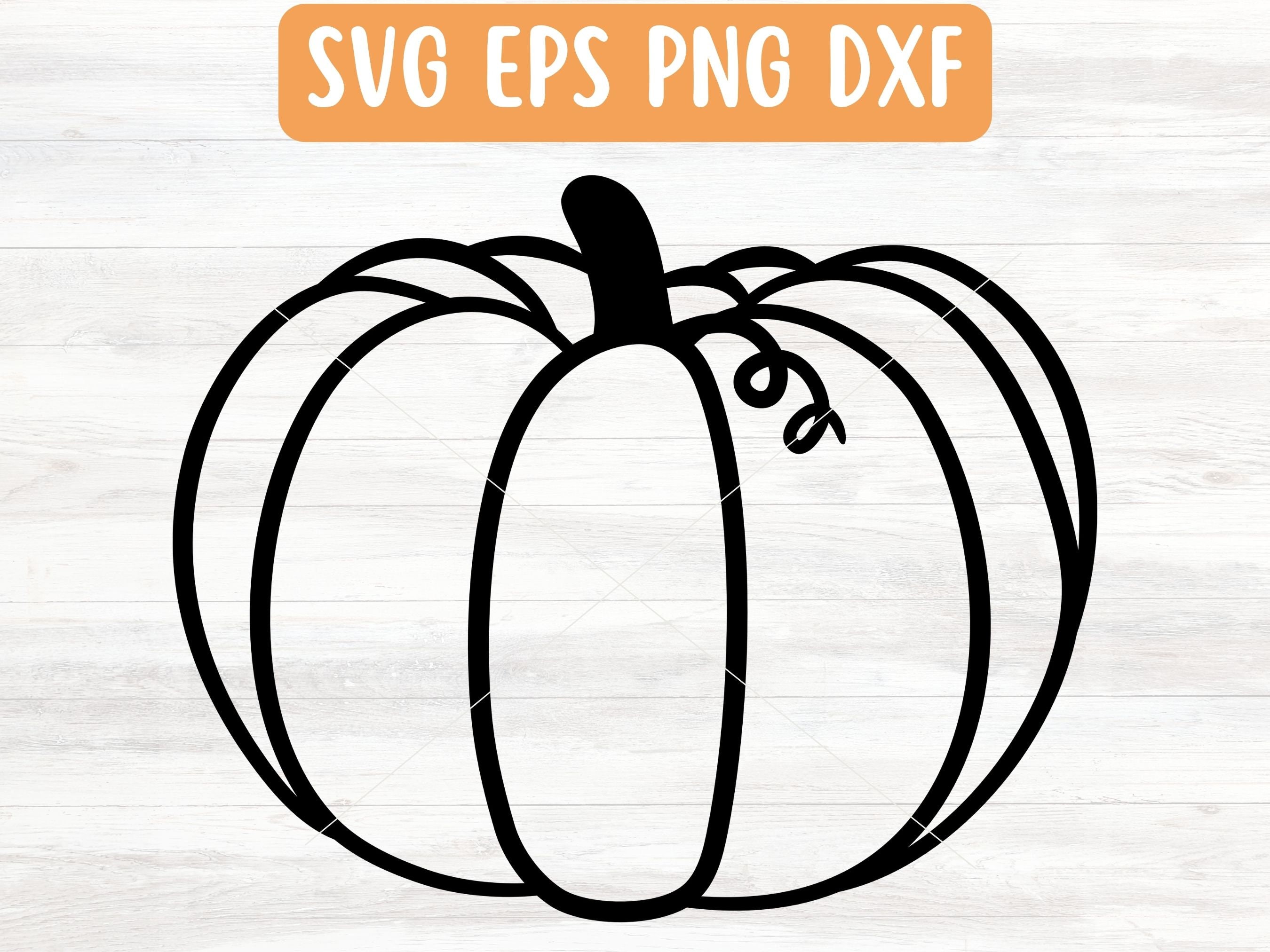 Fall Pumpkin SVG File for Cricut, Thanksgiving SVG for Silhouette ...