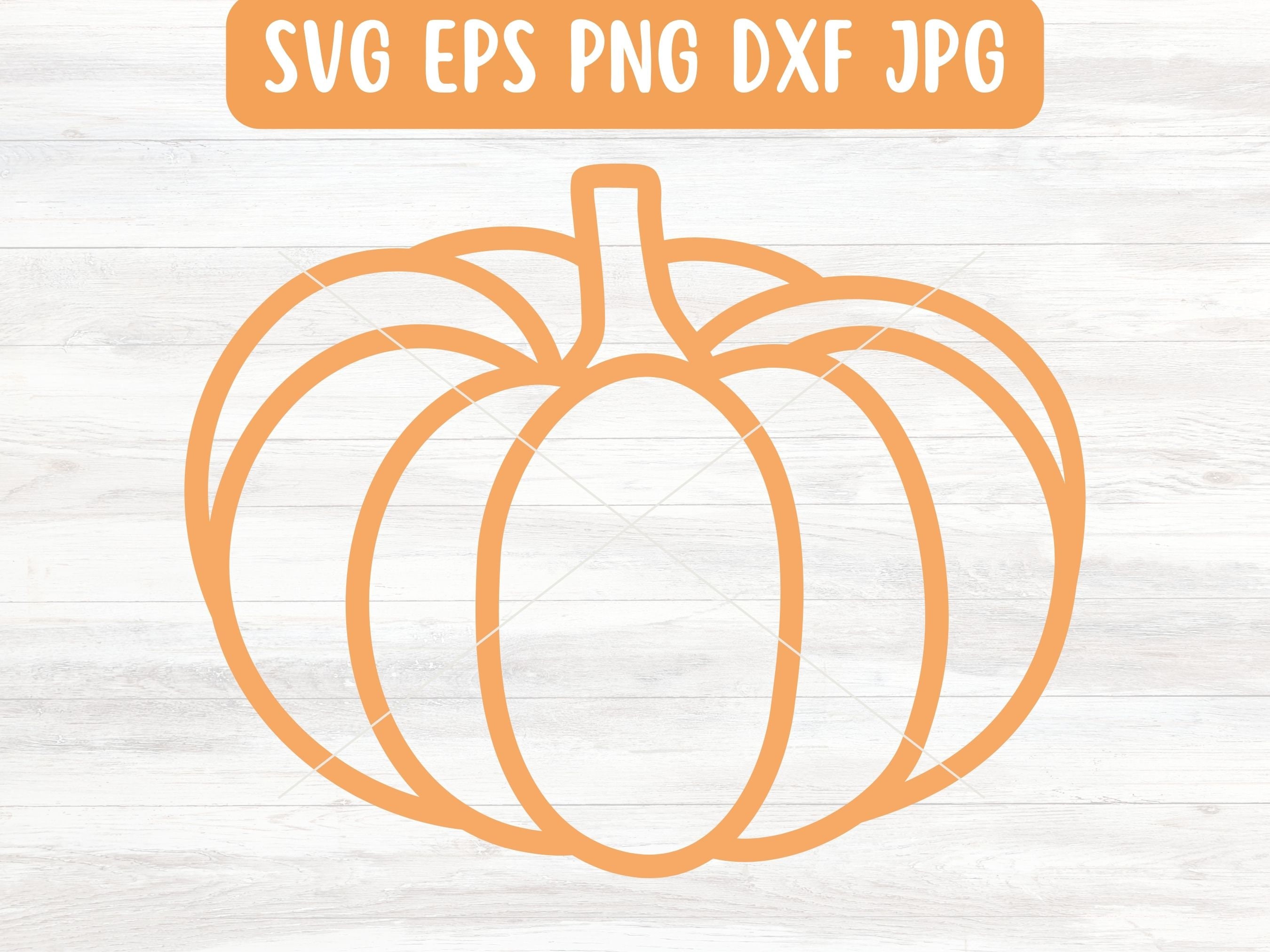 Fall Pumpkin SVG File for Cricut, Thanksgiving SVG for Silhouette ...