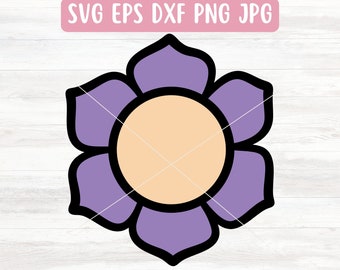 Flower SVG - Etsy
