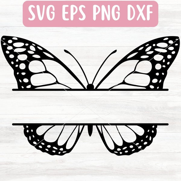 Butterfly Frame Svg - Etsy