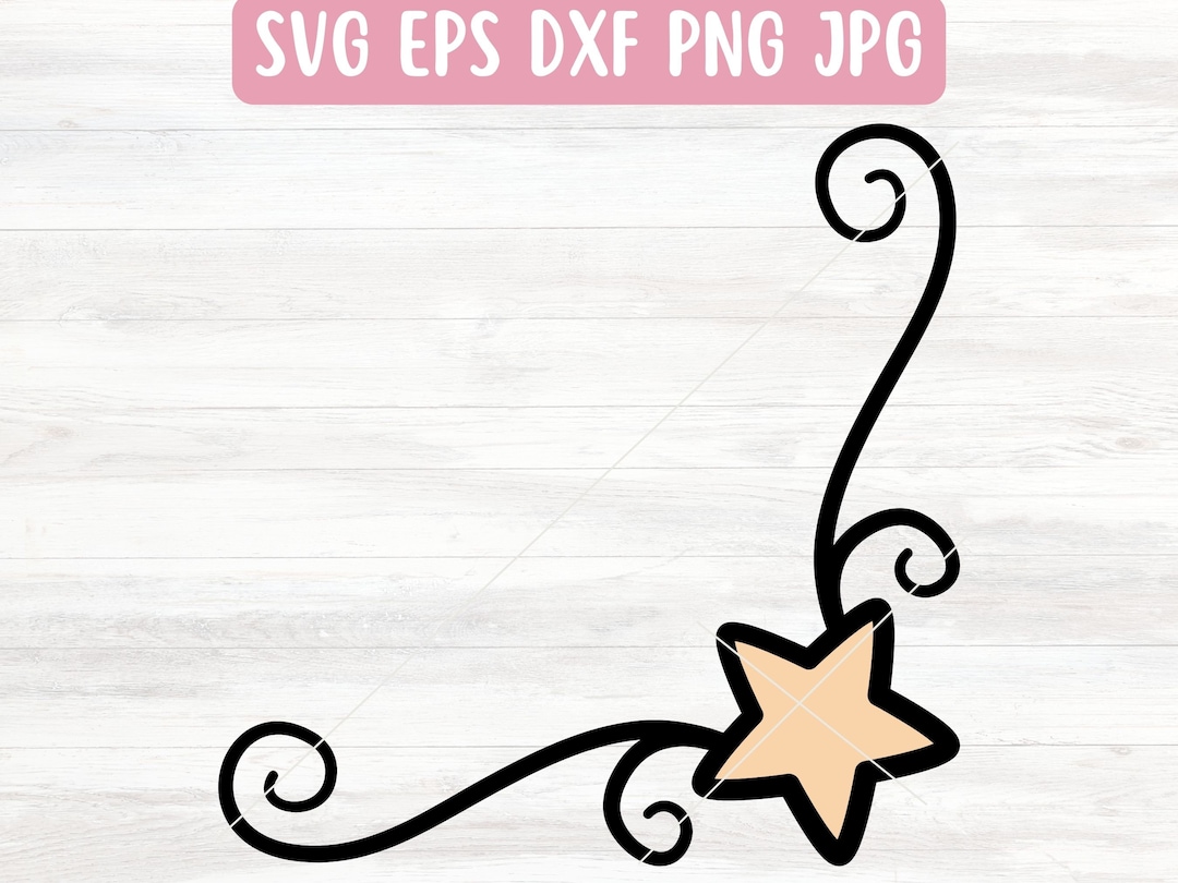 Corner Border SVG File for Cricut, Christmas Border SVG for Silhouette ...