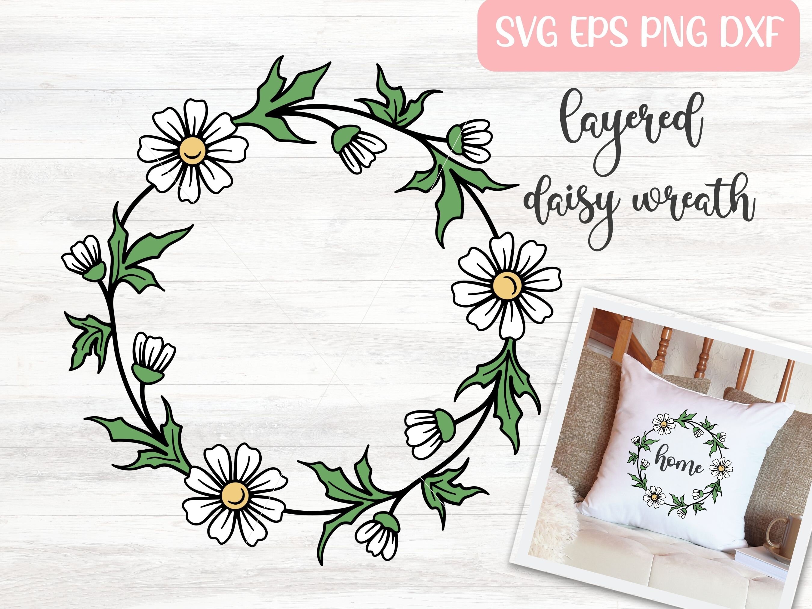 Daisy Chain Border Clip Art