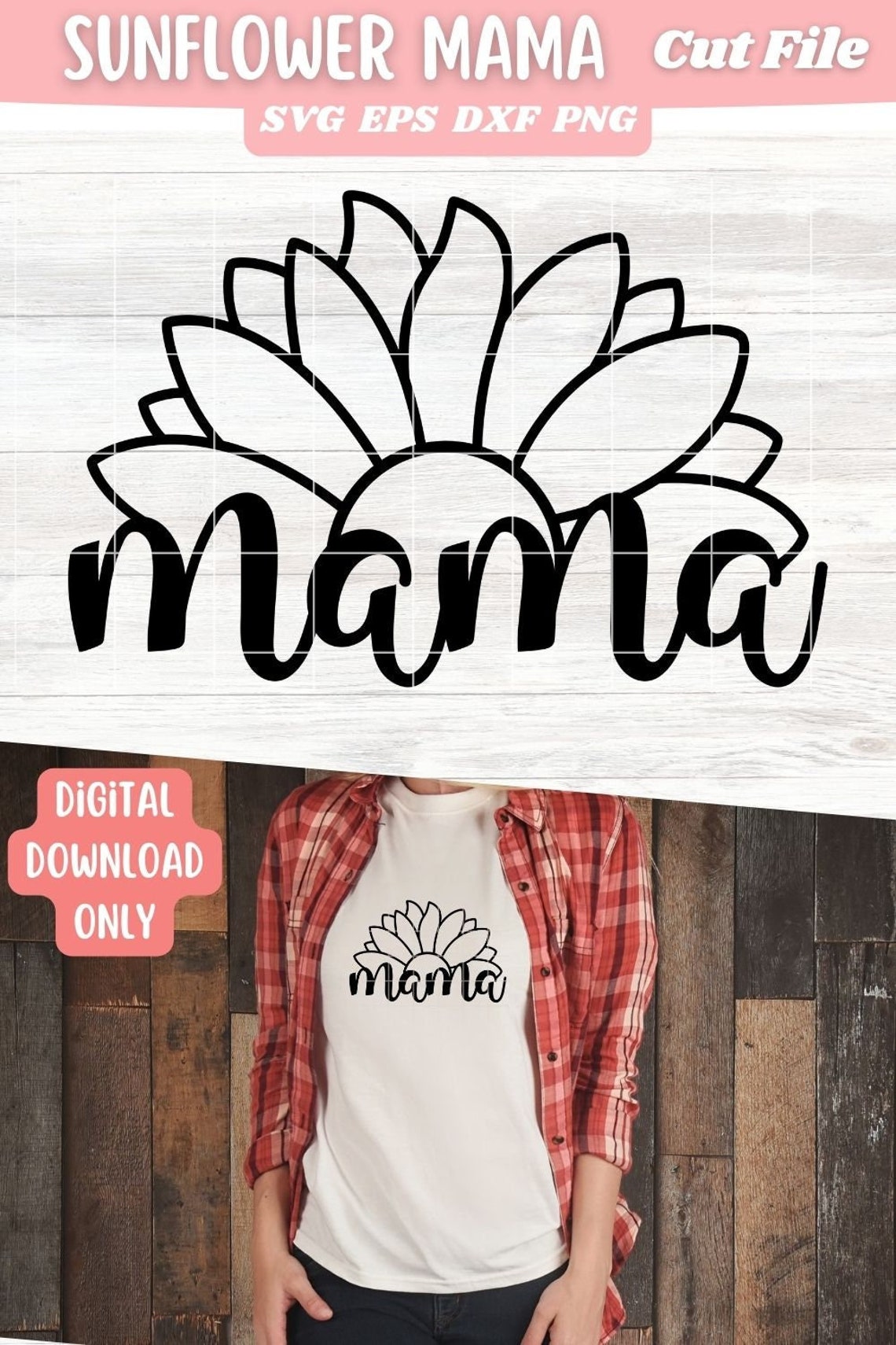 Mama SVG File for Cricut, Mothers Day SVG for Silhouette, Mama ...
