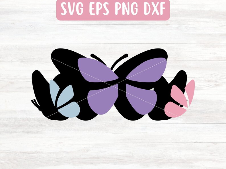 Layered Butterfly SVG File for Cricut Flying Butterflies SVG - Etsy