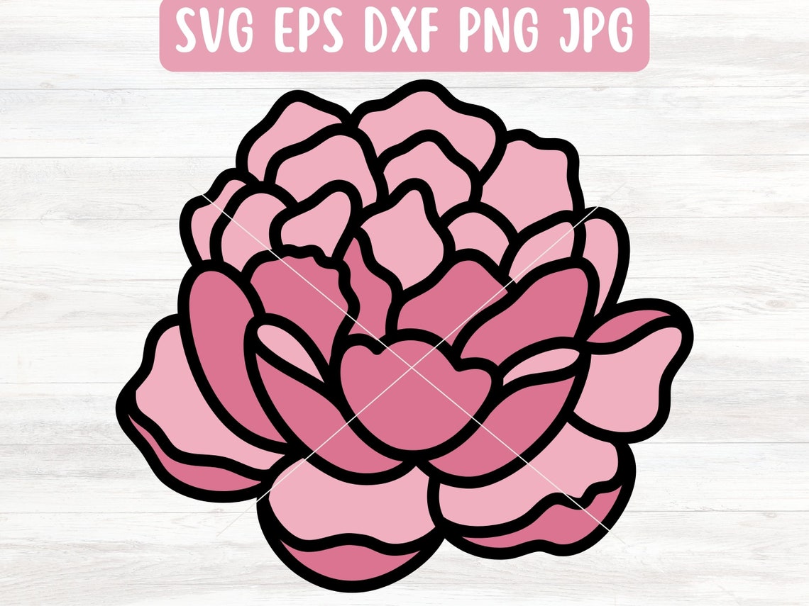 Simple Rose SVG File for Cricut, June Birth Flower SVG for Silhouette ...