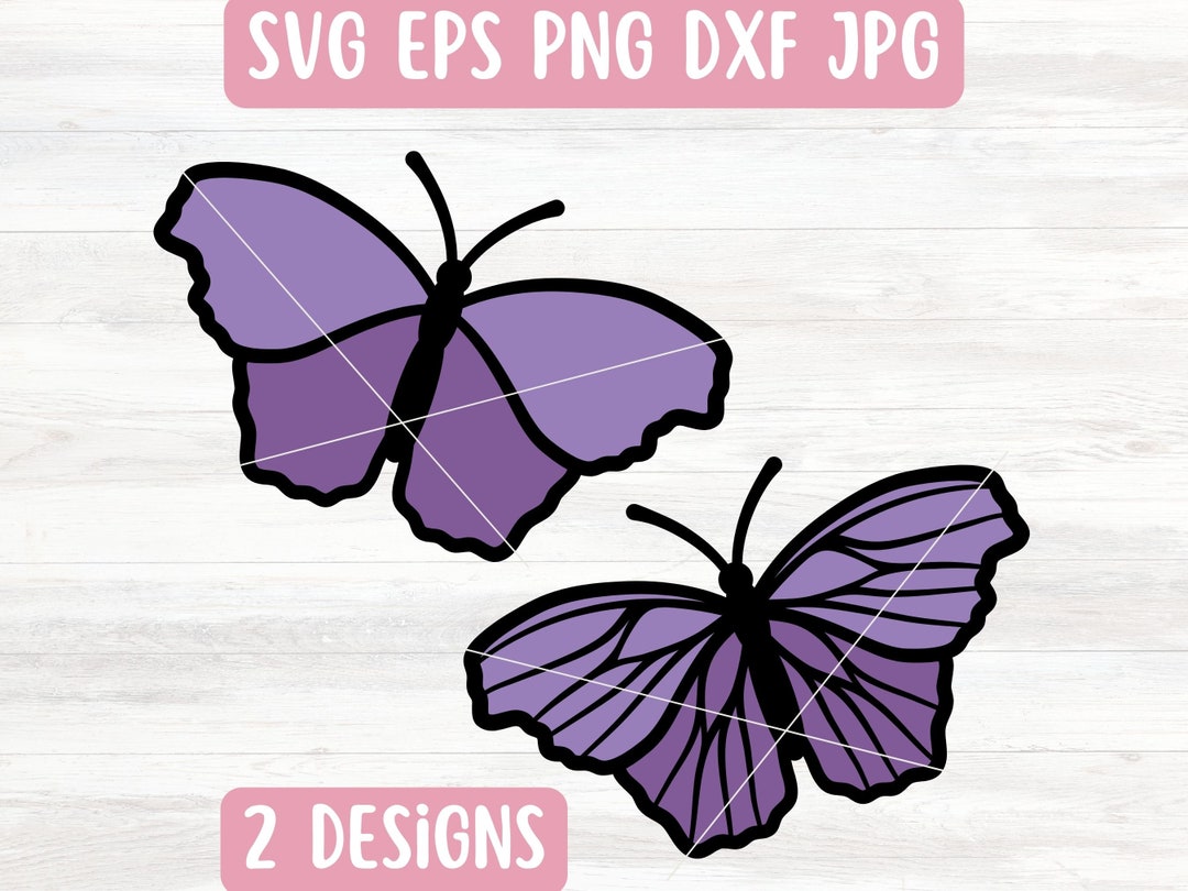 Simple Butterfly SVG File for Cricut, Layered Butterfly SVG for ...