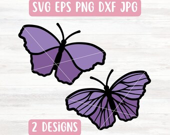 Simple Butterfly SVG File for Cricut, Layered Butterfly SVG for ...