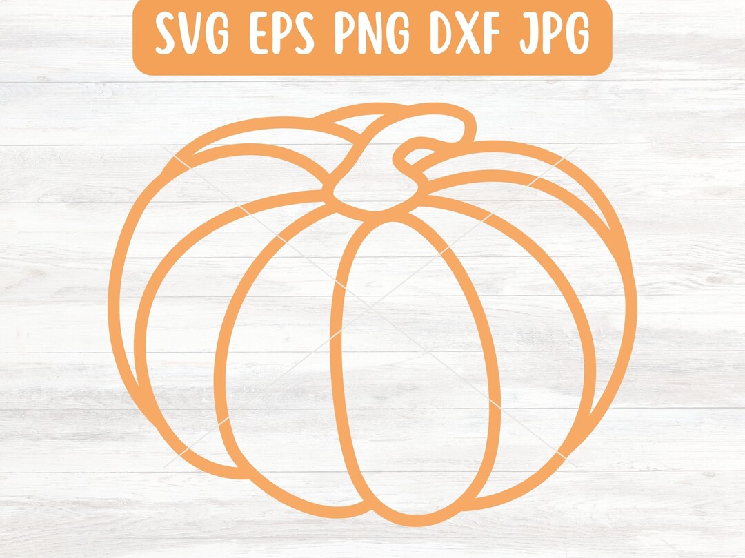 Fall Pumpkin SVG File for Cricut, Thanksgiving SVG for Silhouette ...