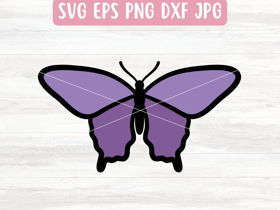 Simple Butterfly SVG File for Cricut, Layered Butterfly SVG for ...