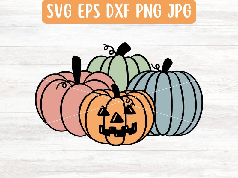 Jack O Lantern SVG File for Cricut, Halloween Pumpkin SVG for ...