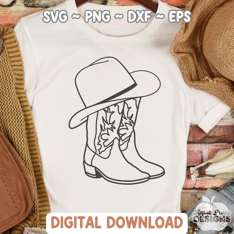 Cowboy Vinyl Name Shirt - Etsy