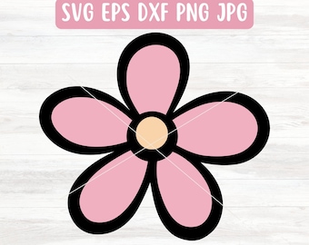 Simple Sunflower SVG File for Cricut, Layered Flower SVG File Download ...