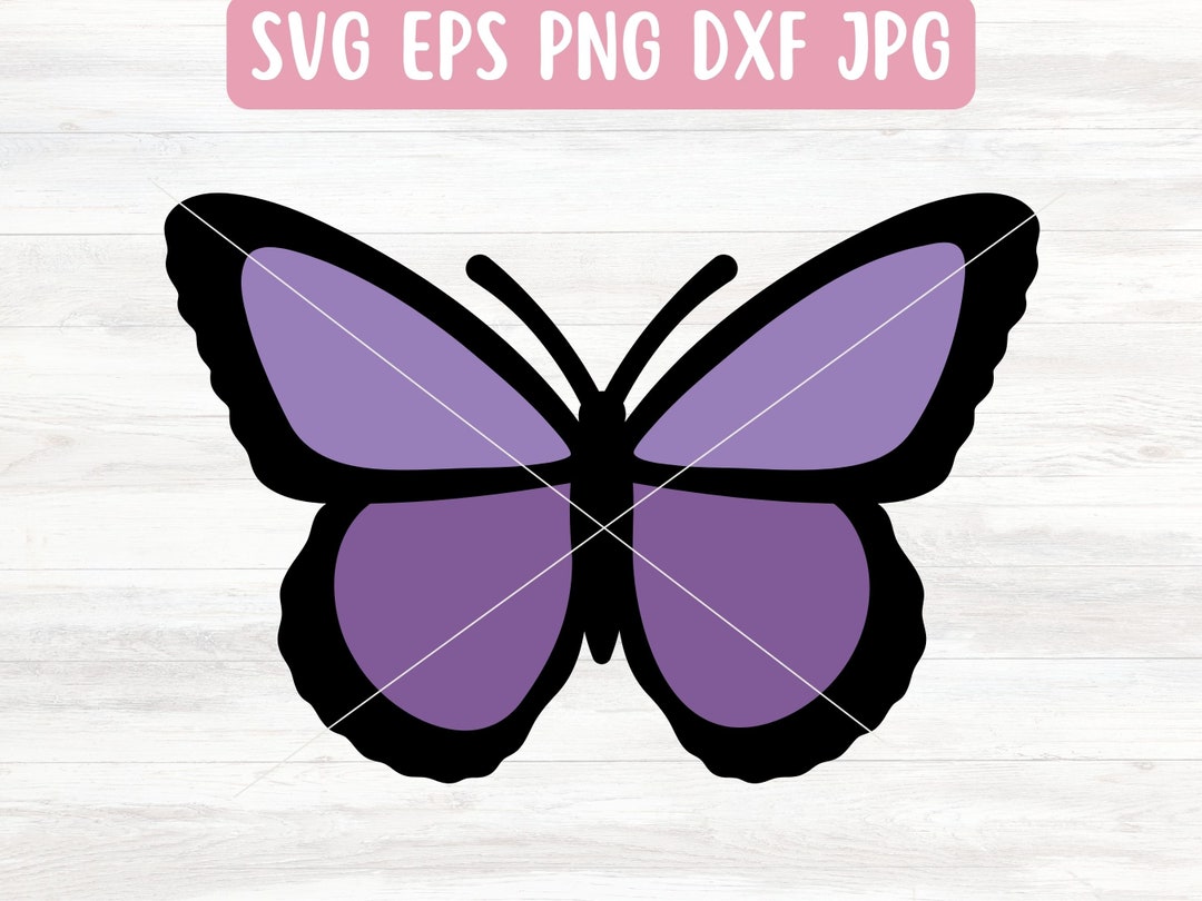 Simple Butterfly SVG File for Cricut, Layered Butterfly SVG for ...