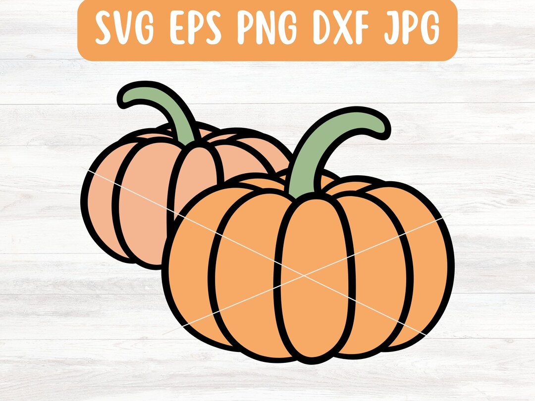 Layered Pumpkin SVG File for Cricut, Thanksgiving SVG for Silhouette ...