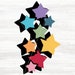 Layered Stars SVG File for Cricut, Star Cluster SVG for Vinyl, Digital ...