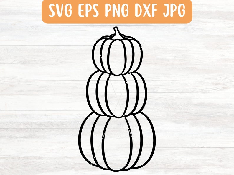 Fall Pumpkin SVG File for Cricut, Thanksgiving SVG for Silhouette ...