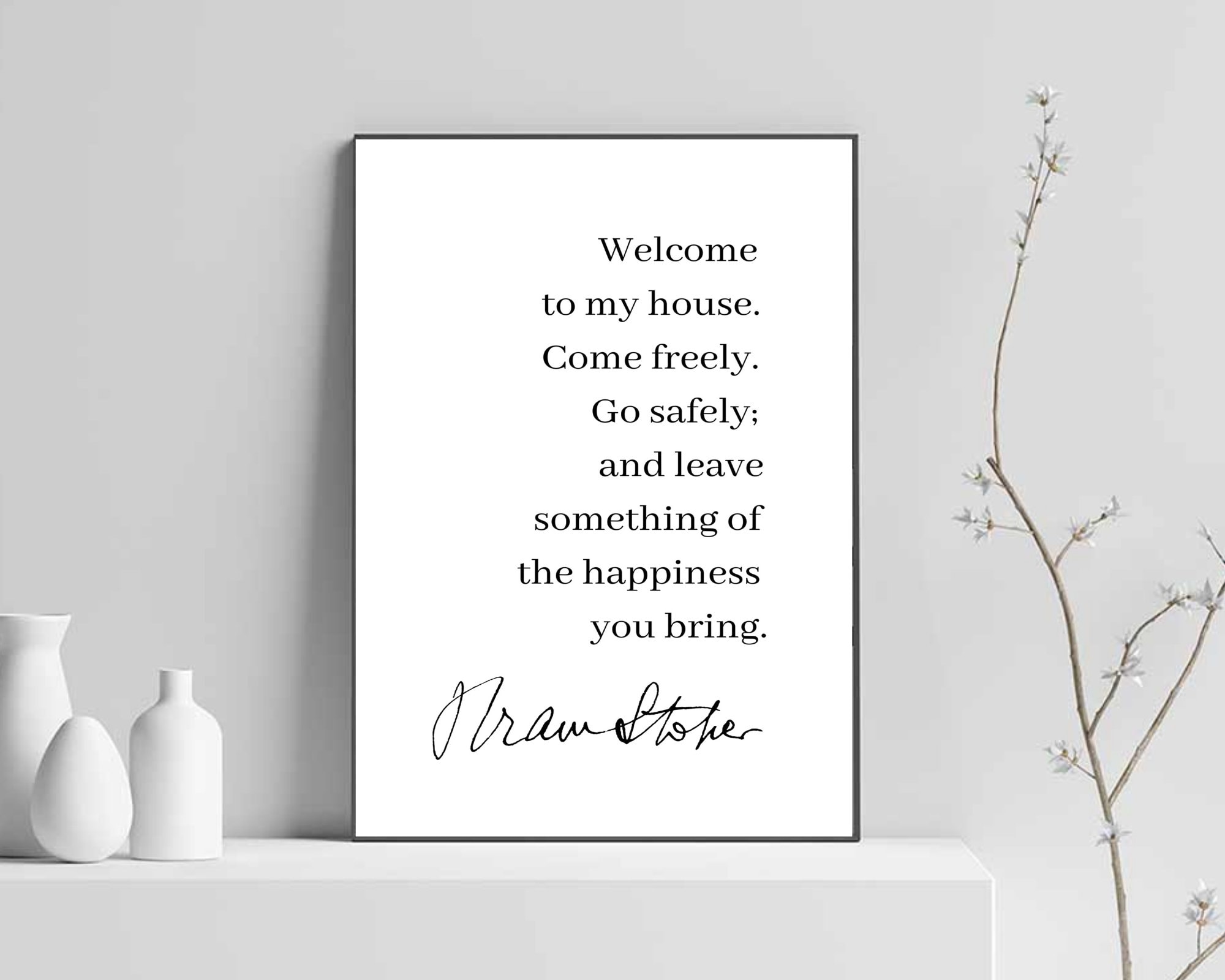 DIGITAL Print, Dracula, Bram Stoker, Book Lovers Gifts, Download, Print ...