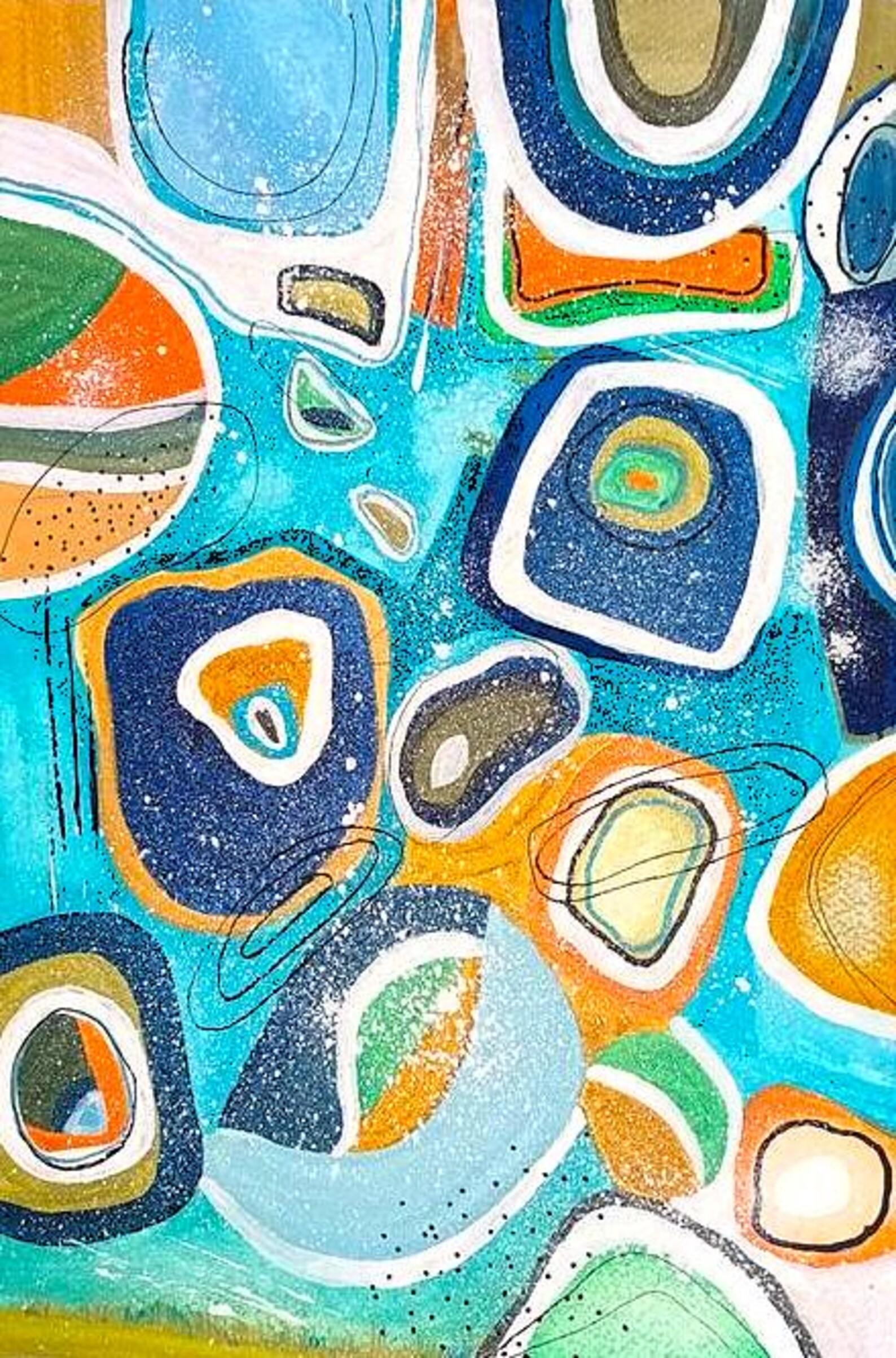 ORIGINAL Works on Paper, battles of Time, Original Art on Paper ...