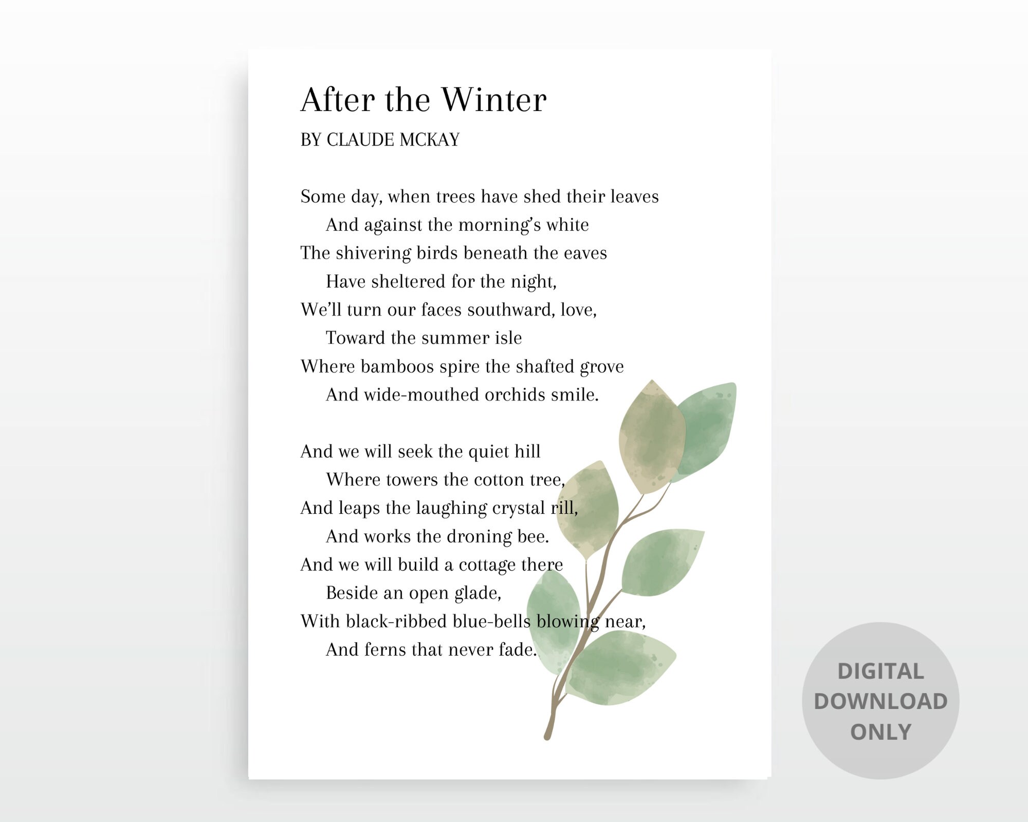 After The Winter Poem Digital Printable Wall Art Digital Etsy after-the-winter-poem-digital-printable-wall-art-digital-etsy