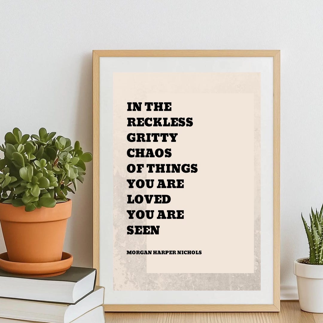 Inspirational Quote Art Print: Motivational Home Decor (digital ...