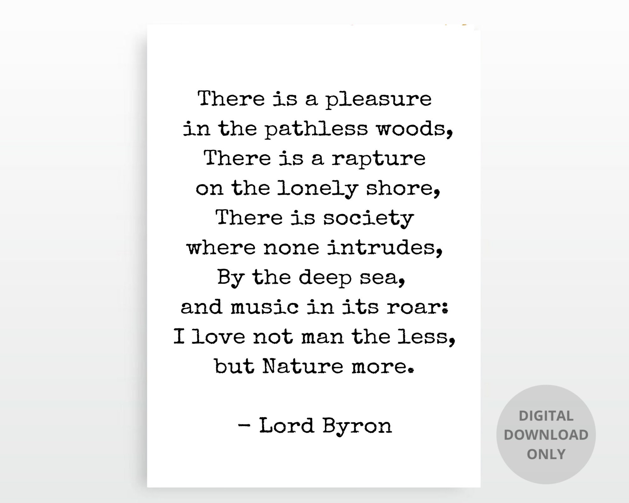 Lord Byron Poems