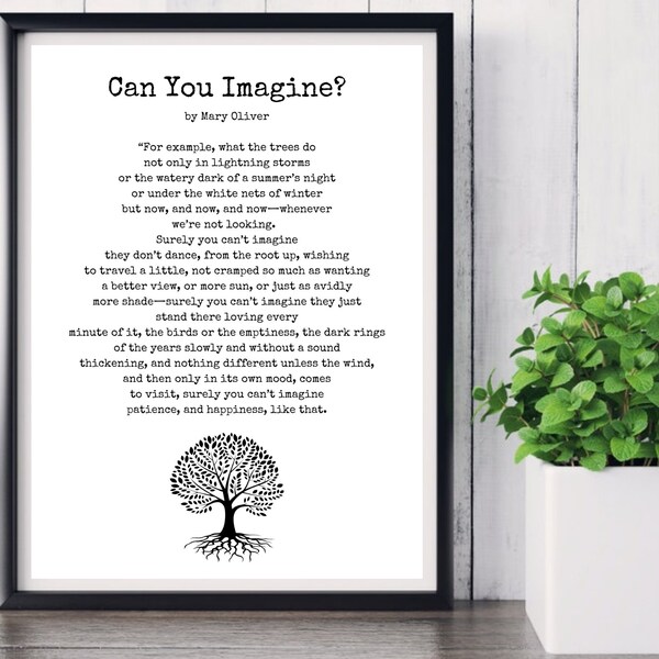 Mary Oliver Wall Art - Etsy